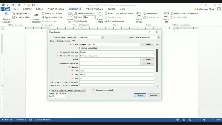 Aprende a sacar formato APA en Word en solo 5 pasos | Actualizado ...